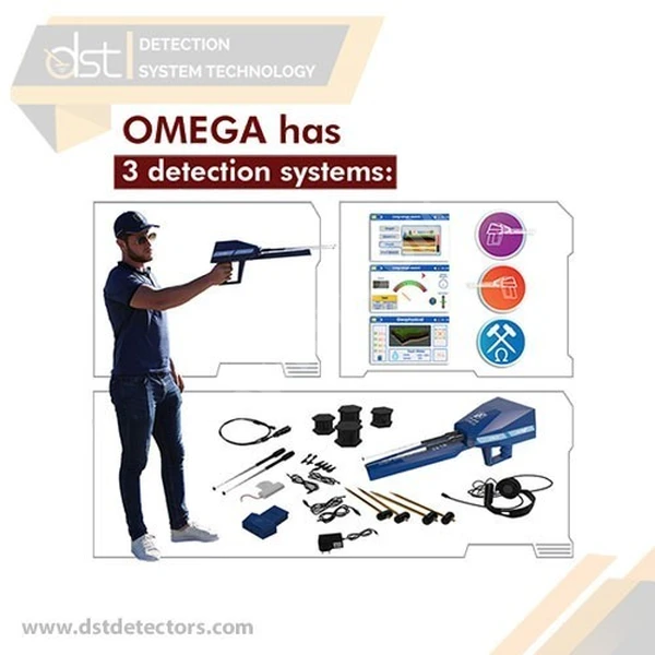 Underground water detector with a depth of 500 m, Omega multi-system ...